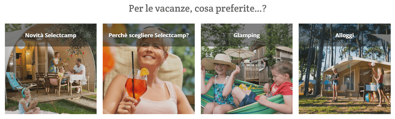 Selectcamp Opinioni 2025 e recensioni last minute in Italia o eurocamping